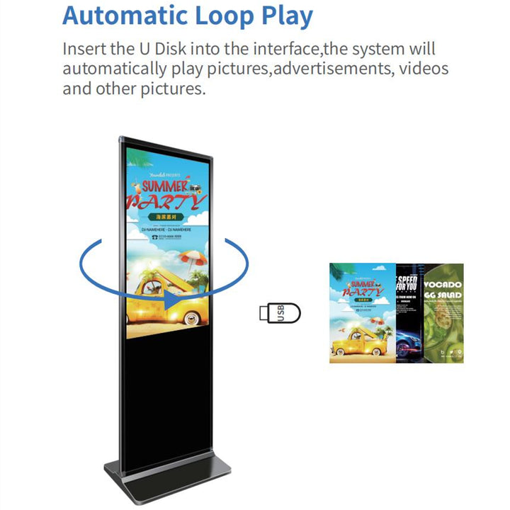 Floor Standing Digital Signage | Commercial Displays and Screens ...
